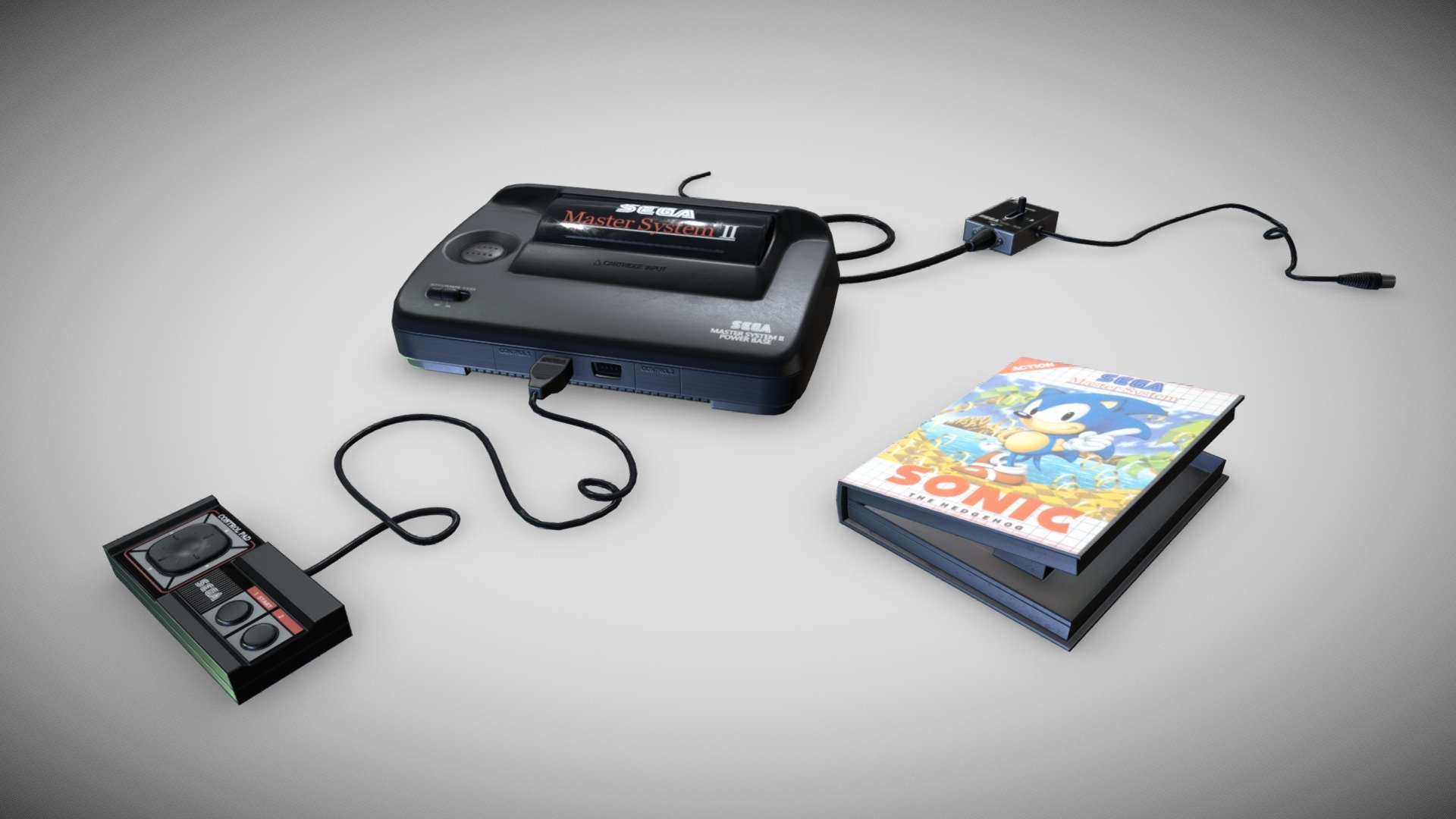 Sega Master System II - 3D model by Wayne Pratt (@ebanimations ...
