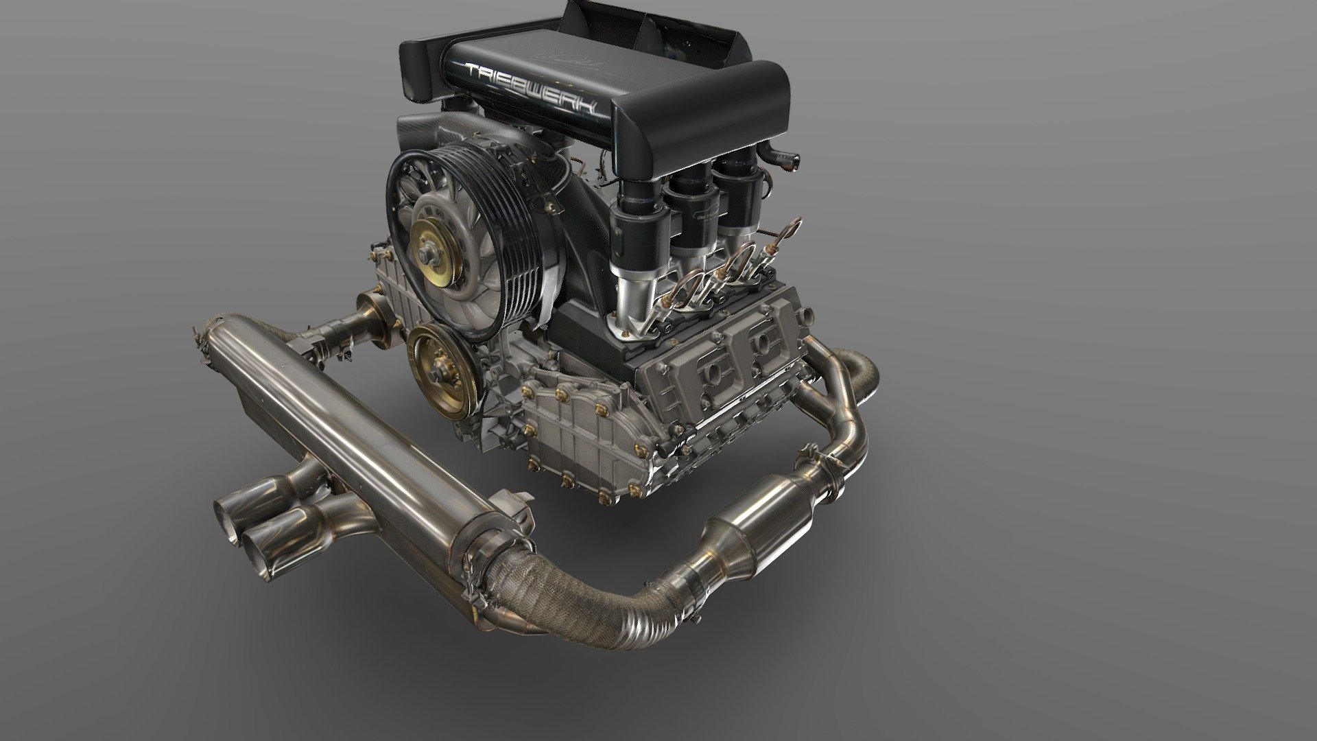 Porsche 964 Engine - 3D model by MWA_Engineering [0568a52] - Sketchfab