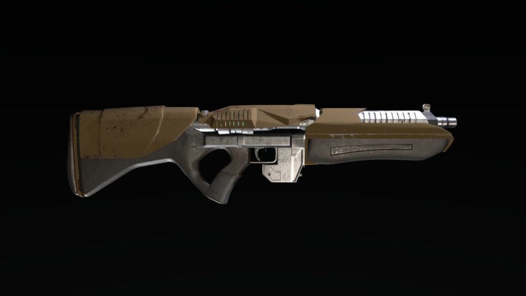 Alien Rifle - 3D model by Kiwifruitspoon [0568dc3] - Sketchfab