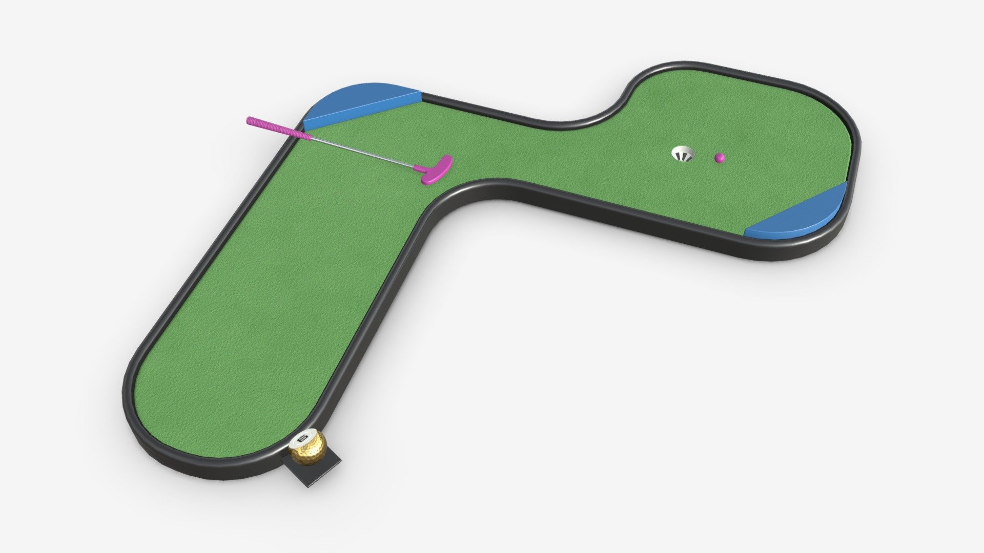 Miniature Golf Course 09 - Buy Royalty Free 3D model by HQ3DMOD ...