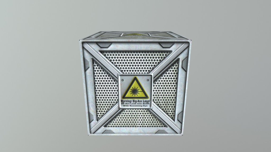 Metal Crate Textured2 - 3D model by emmakonga [0569bdc] - Sketchfab
