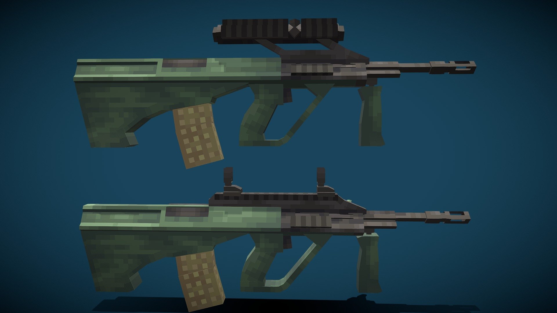 aug a3 low poly - 3D model by MMecha [056a5a6] - Sketchfab