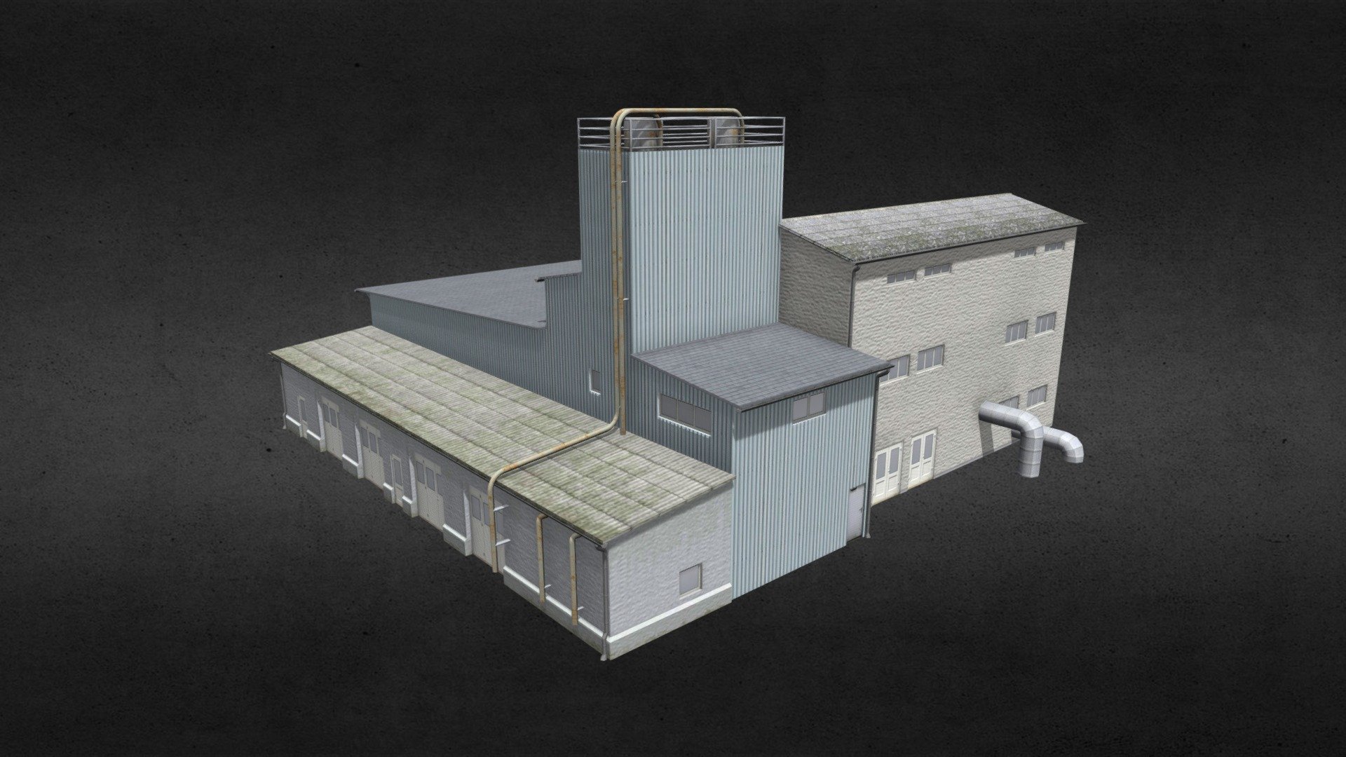 Large Water Pumping Station - 3D model by Avanya [056d1b1] - Sketchfab