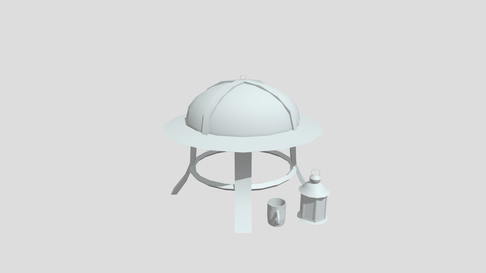 Eco House - 3 Simple Props - 3D model by Matias Devred (@allpurposemat ...