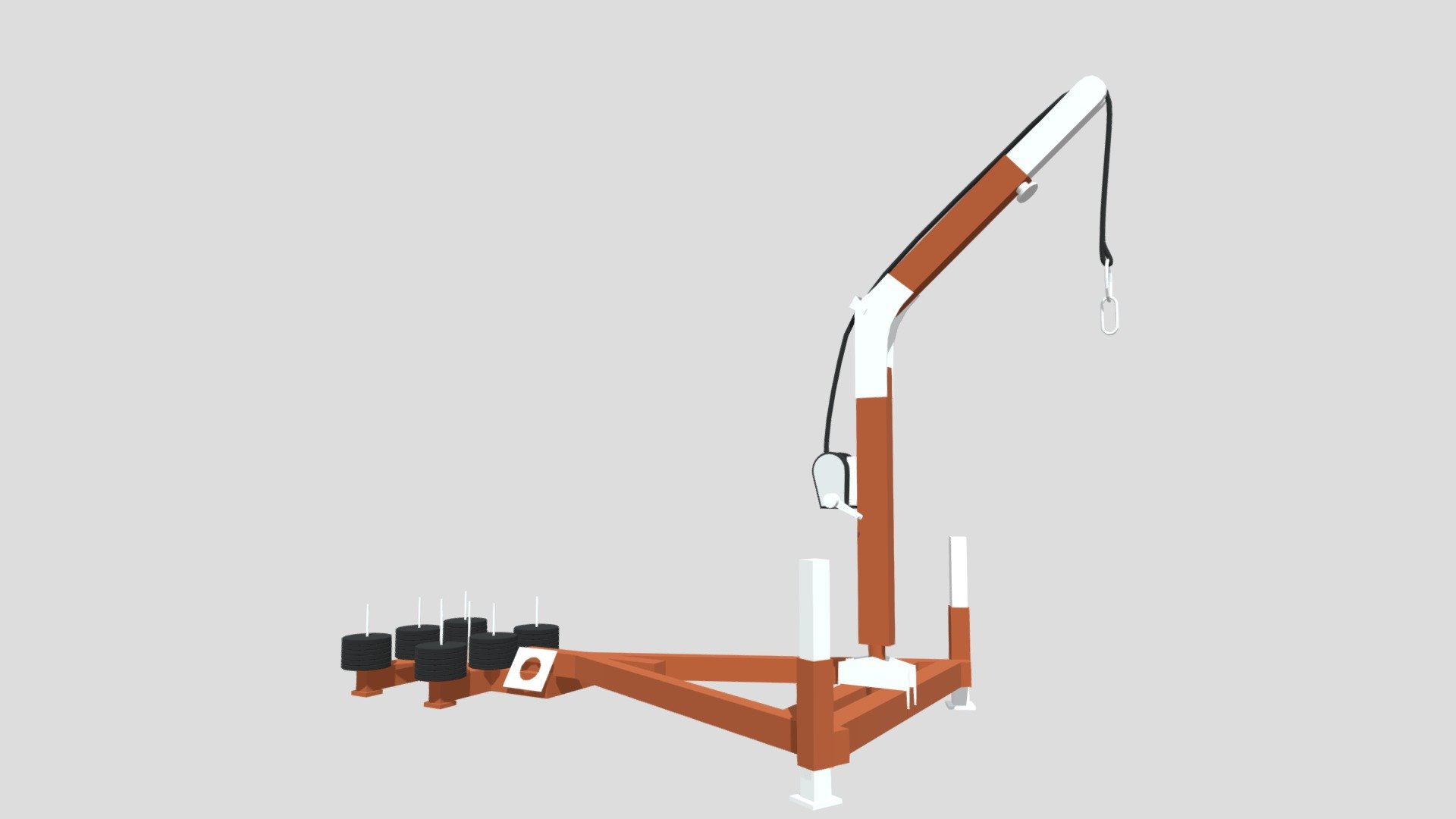 Counterbalance Davit System - 3D model by MAR3D (@maritime3d) [0570e07 ...