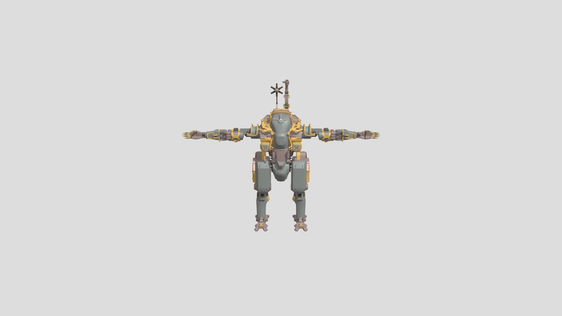 Robot Worker - Download Free 3D model by Azrael (@Azrael1096) [05726d3 ...
