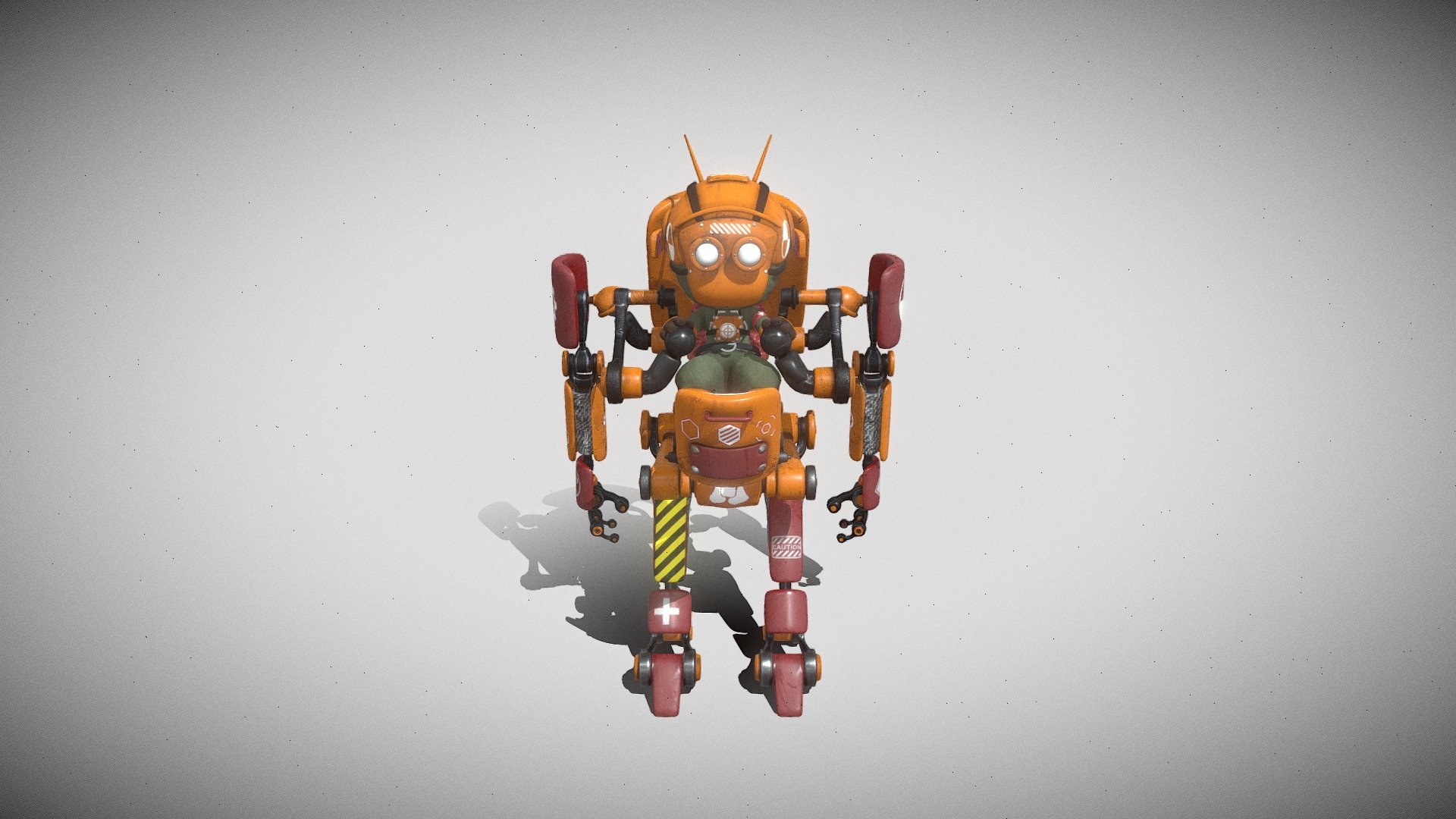 Meka_ - 3D model by Daniel Ferrari (@danielferrari79) [0572bb4] - Sketchfab