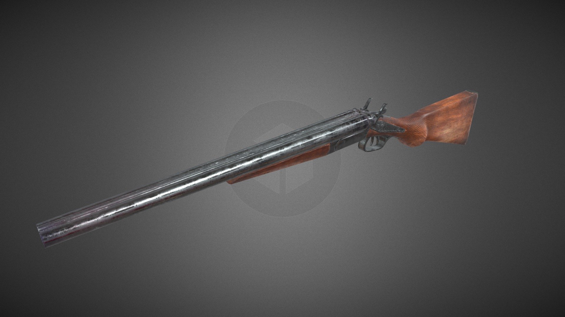 Double Barrel Shotgun - Prop - 3D model by Hassan.Mubashir1 [0572d2a ...