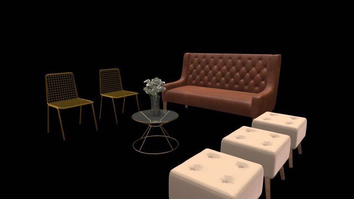 Lounge-chair 3D models - Sketchfab