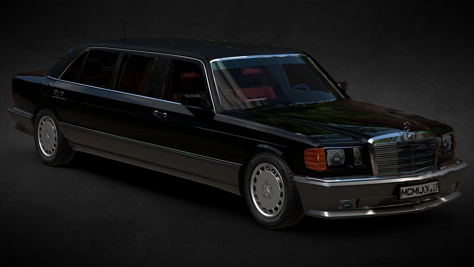 Mercedes-Benz 1000SEL W126 Trasco - 3D model by everhard [0573a7c ...