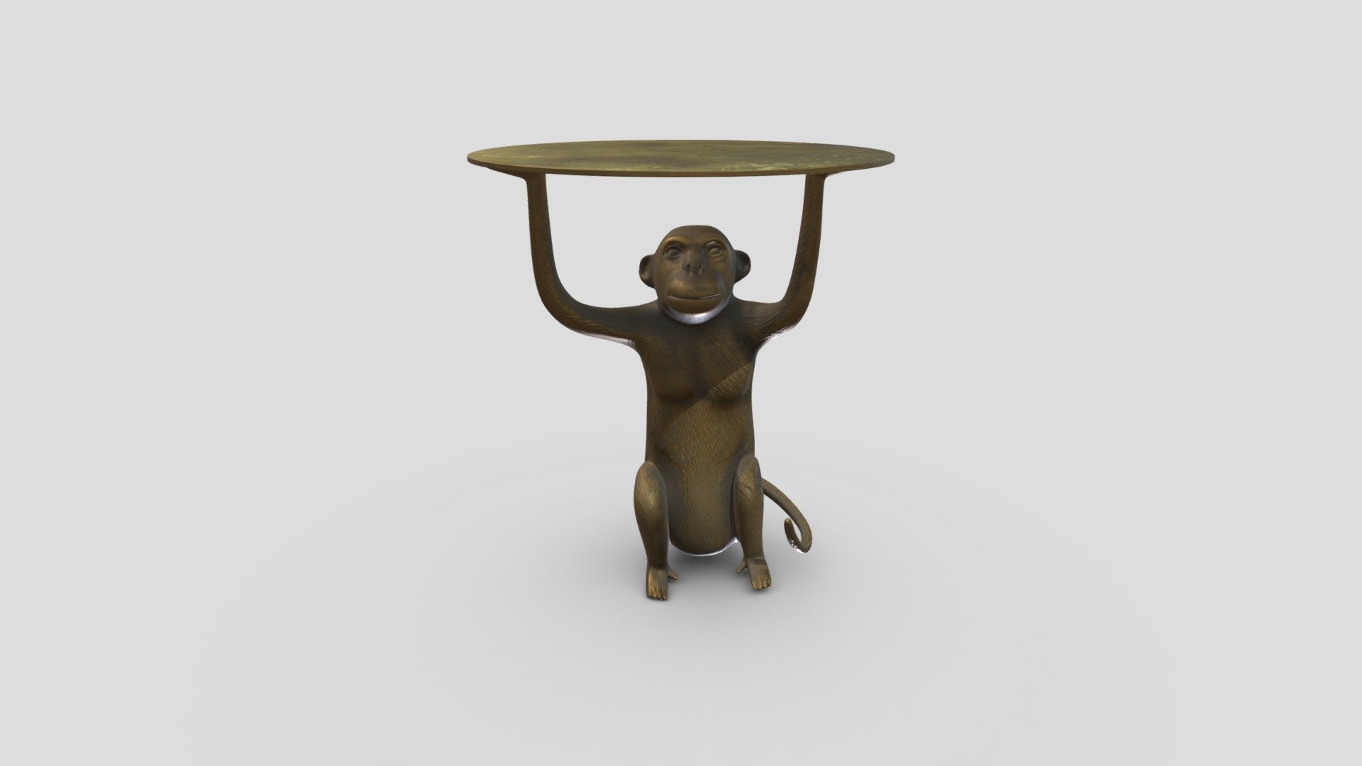 Monkey table - 3D model by videoofarmer [0575217] - Sketchfab