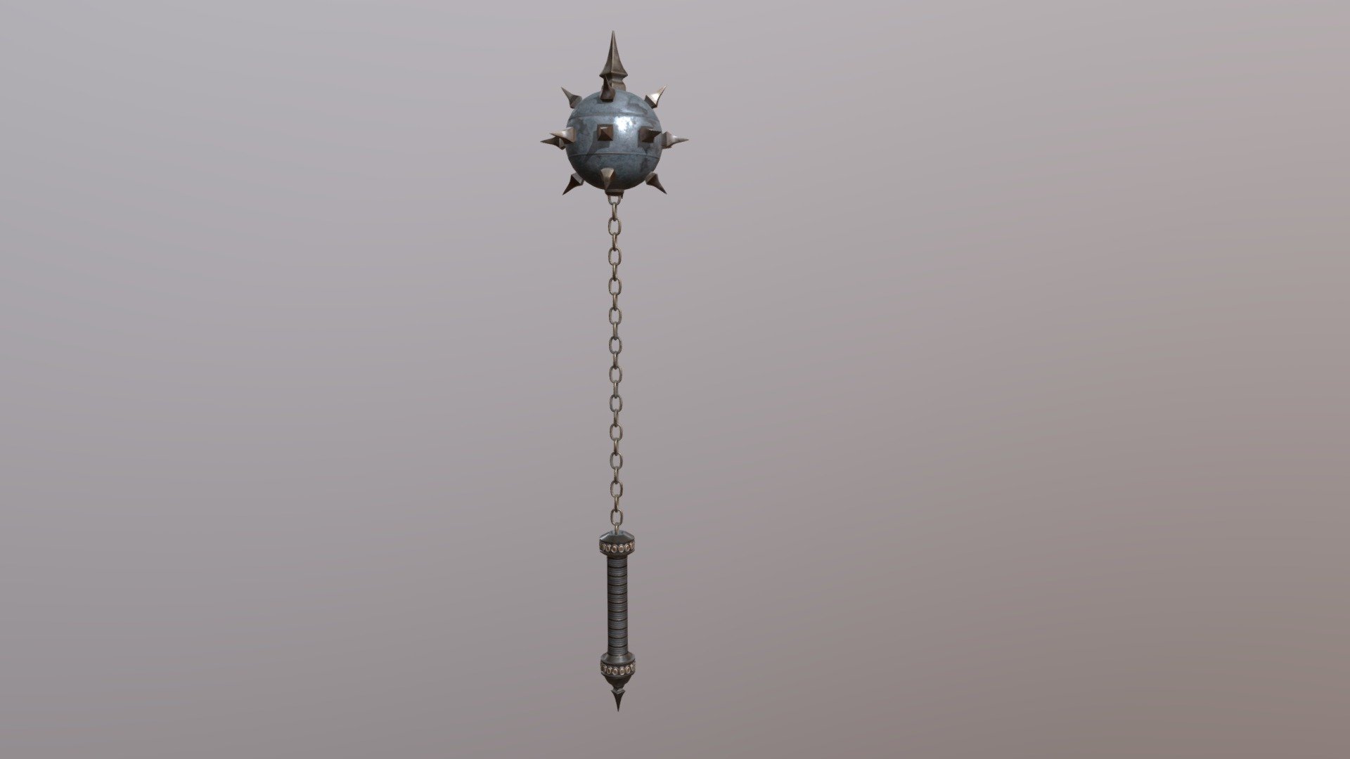 Mace Star Flail Swing Spike - Buy Royalty Free 3D model by James Ooi ...