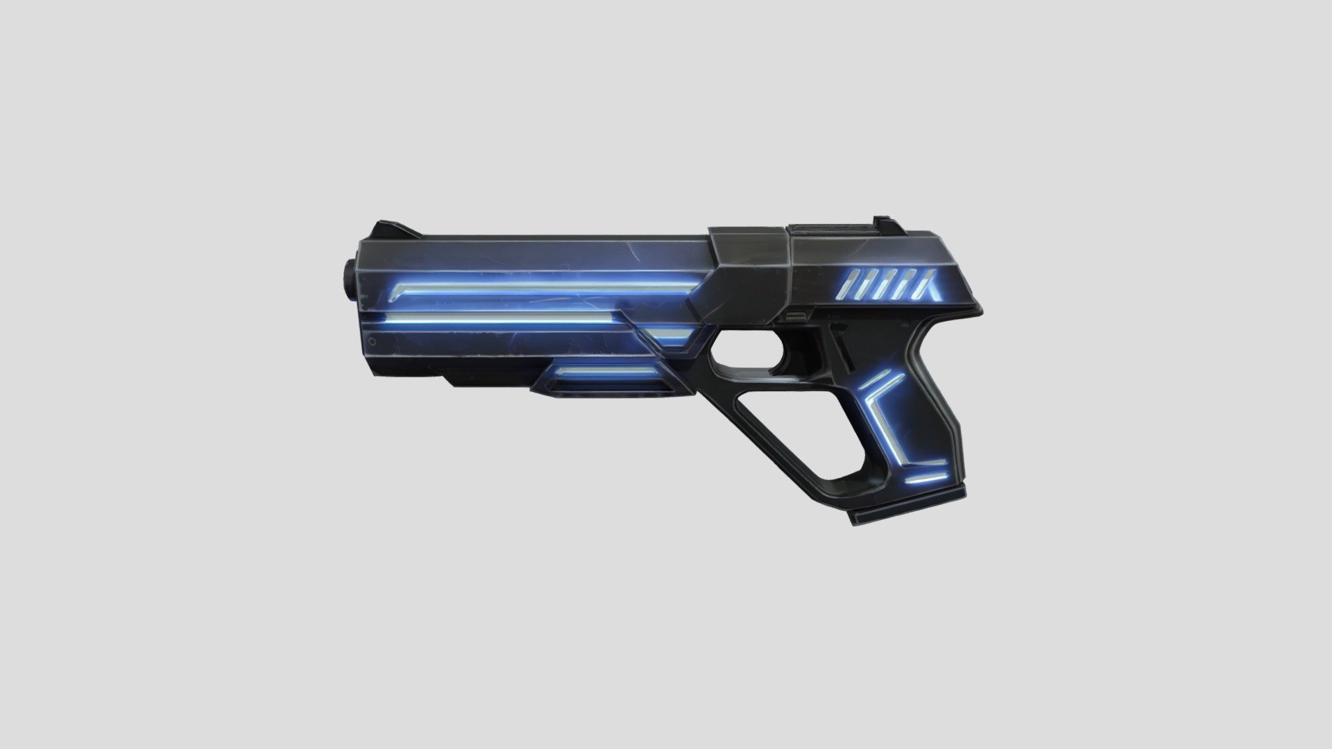 Futuristic Pistol PBR Game Ready Asset - 3D model by vlad61758 [0575bbe ...
