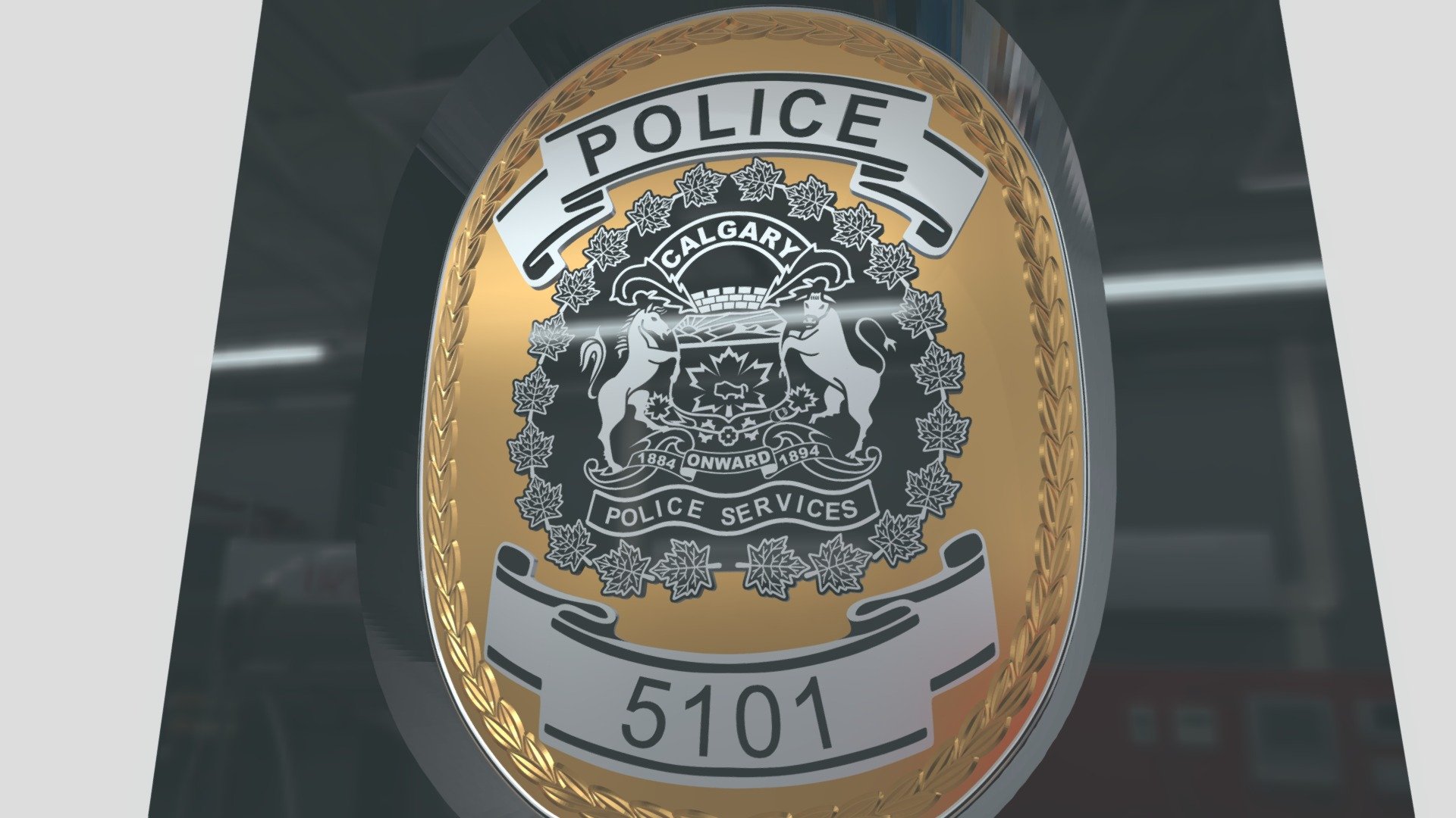 Police Badge - 3D model by Can West Legacy Inc. (@canwest) [05762f4 ...
