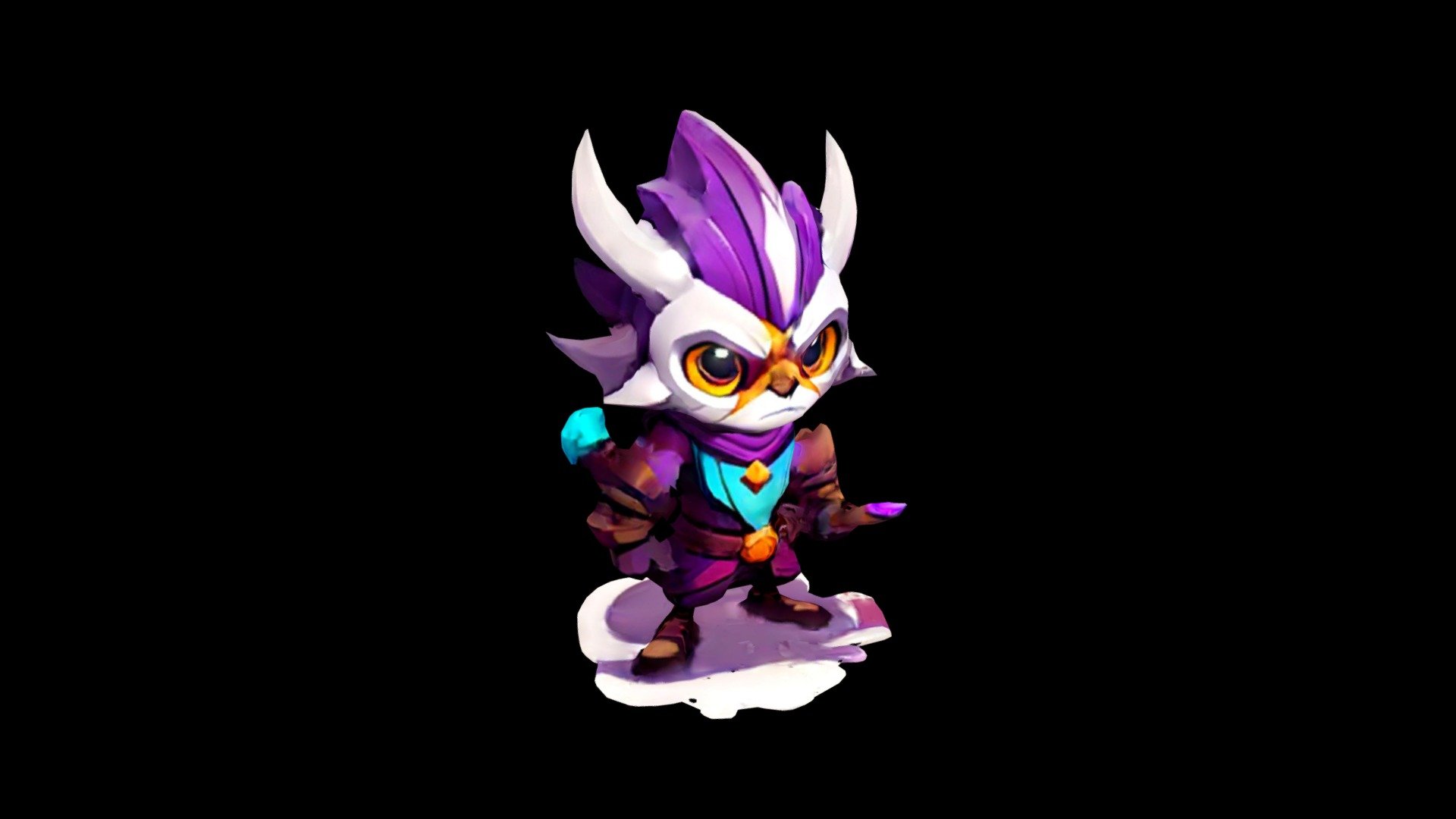 A digital illustration of a fantasy animal chara - Download Free 3D ...