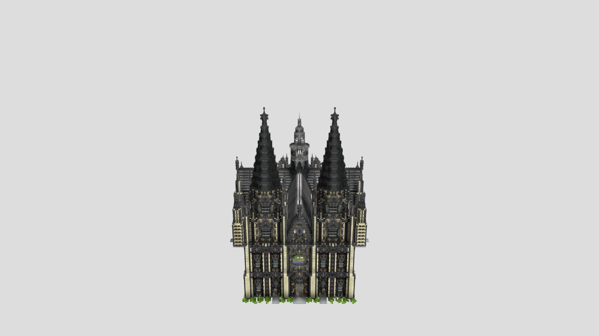 Gothic styled minecraft world spawn - 3D model by maksim789456 (@maksim ...