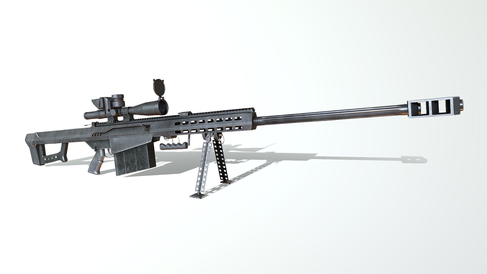 Barrett M82 Sniper - Buy Royalty Free 3D model by Darken (@darken14) [057808a] - Sketchfab Store