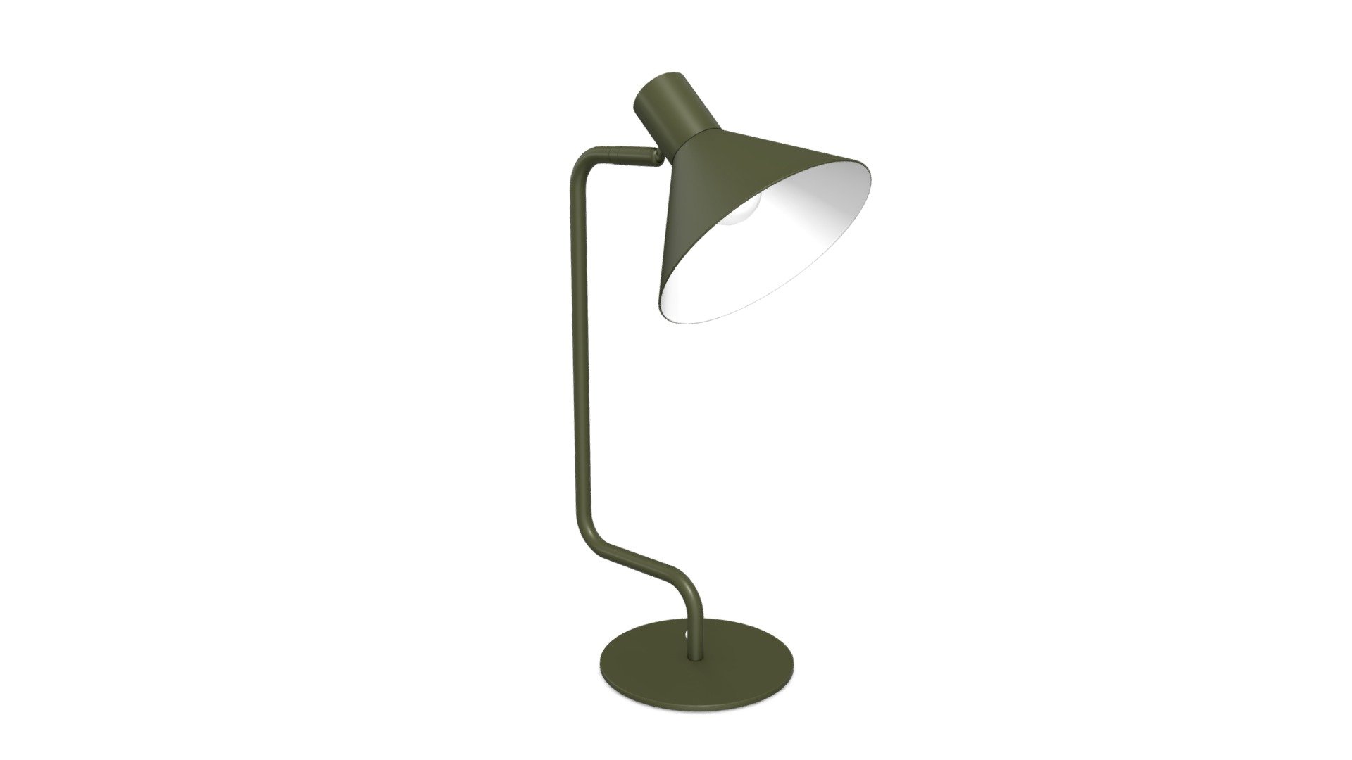 Truman Task Table Lamp, Matt Autumn Green - Download Free 3D model by MADE.COM (@made-it ...
