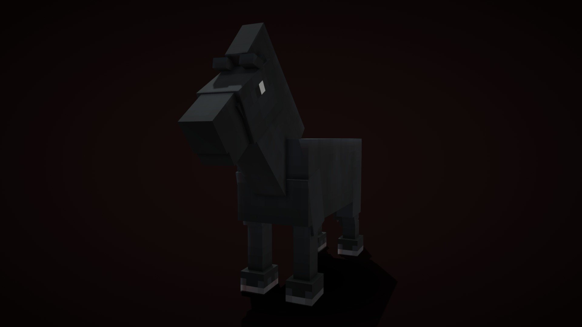 Horse Minecraft - 3D model by down (@zhonglidang) [0578abe] - Sketchfab