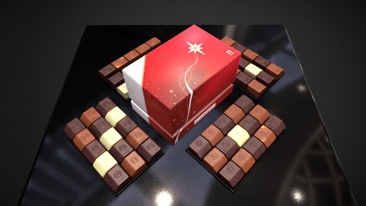 Chocolate-box 3D models - Sketchfab