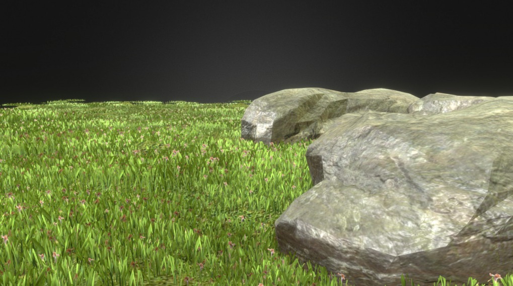 Grass land - 3D model by teachung (@hezi) [05797d7] - Sketchfab