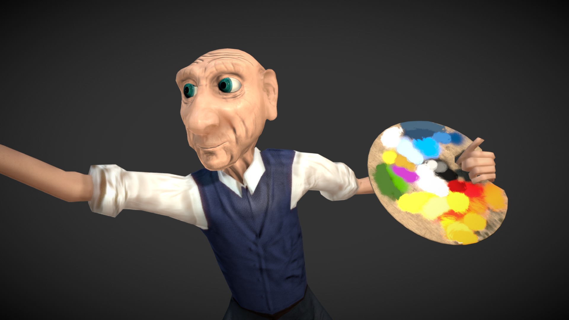 Artist - 3D model by jimanimator [057b3c9] - Sketchfab