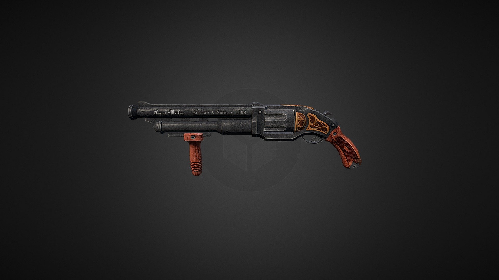 Angel Maker Shotgun - 3D model by Ampart [057bda7] - Sketchfab