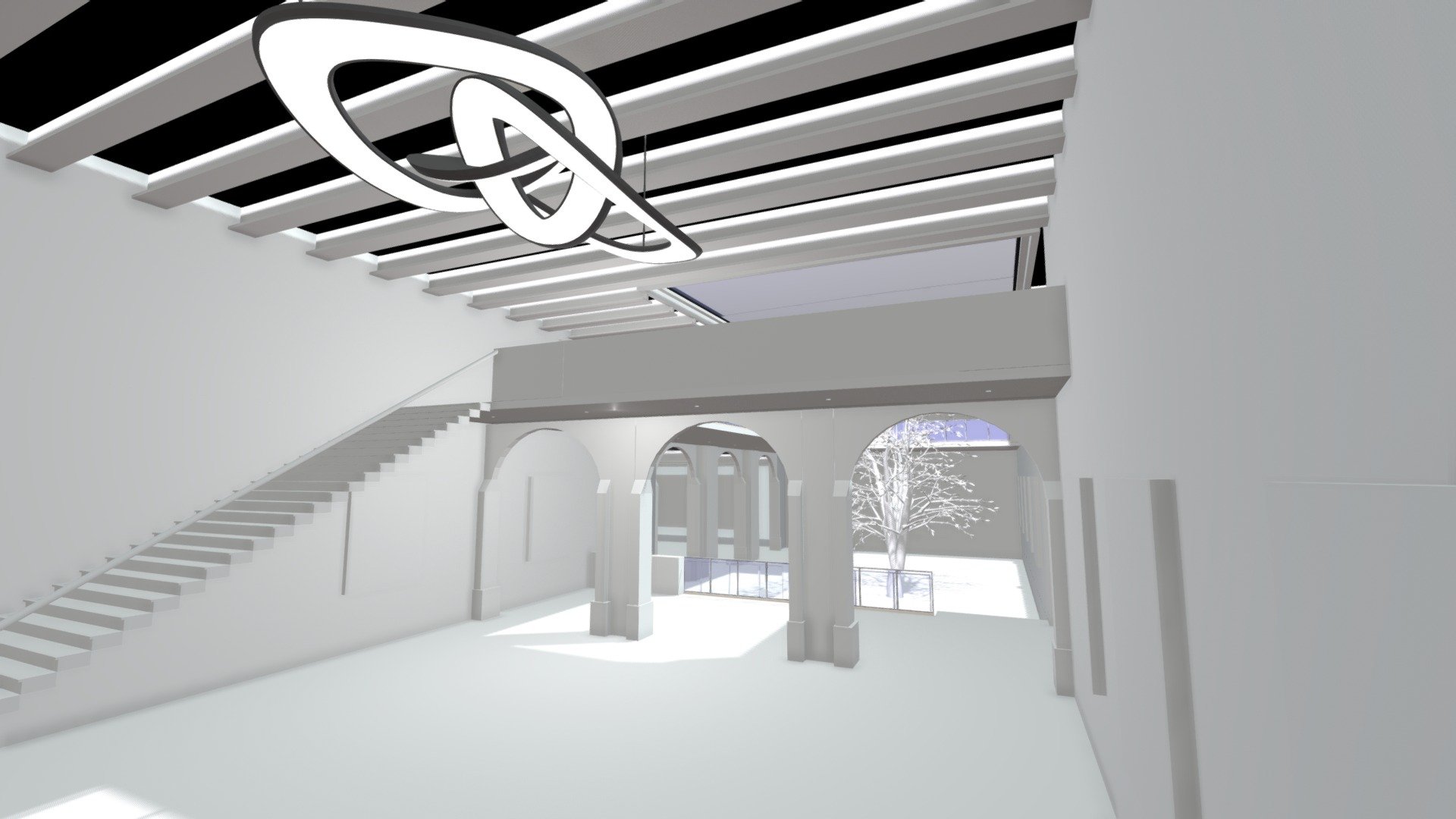 Virtual Reality Art Gallery - Buy Royalty Free 3D model by BYSA ...