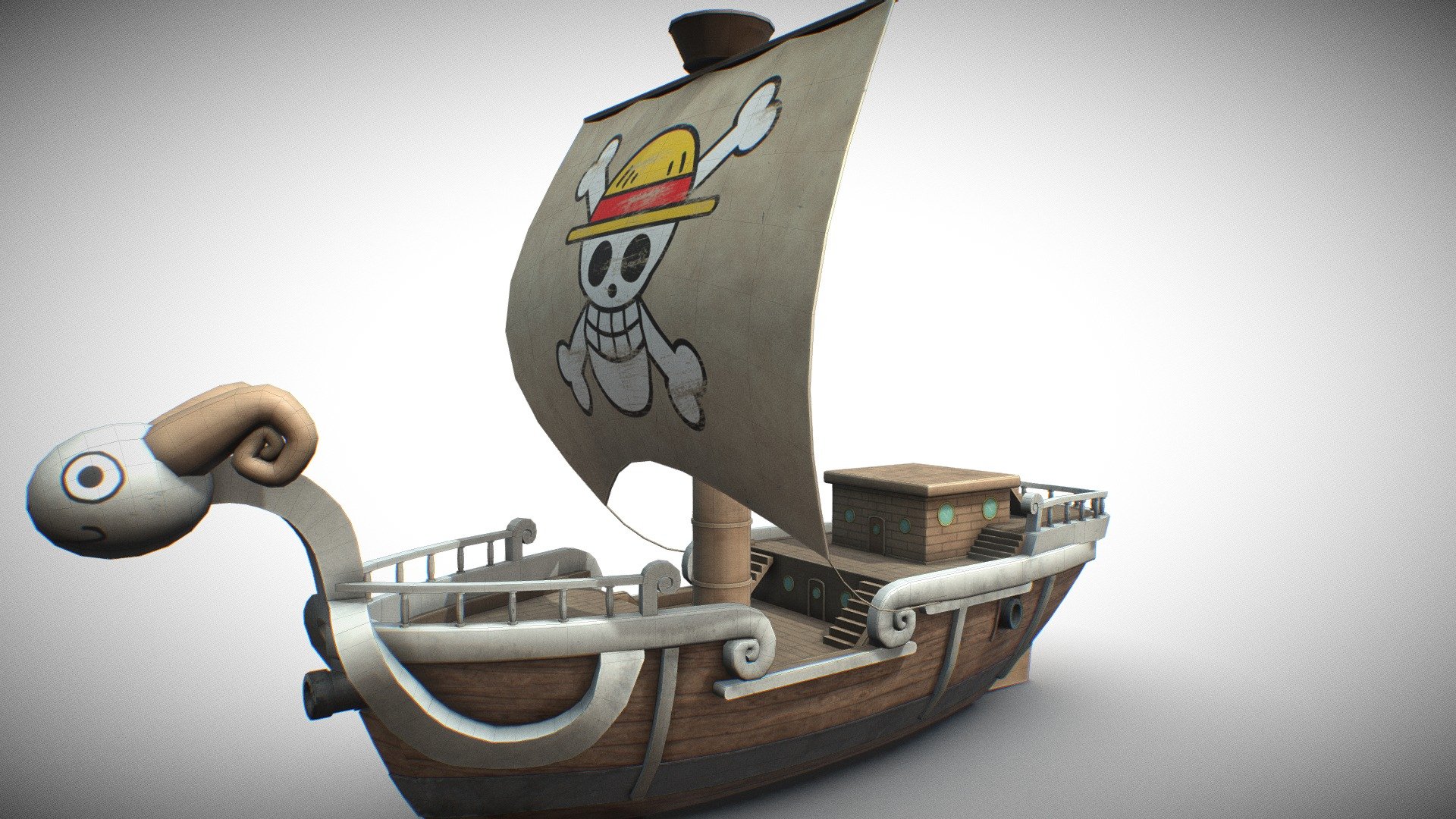 Going Merry II One Piece - 3D model by Klasy [057c9c5] - Sketchfab