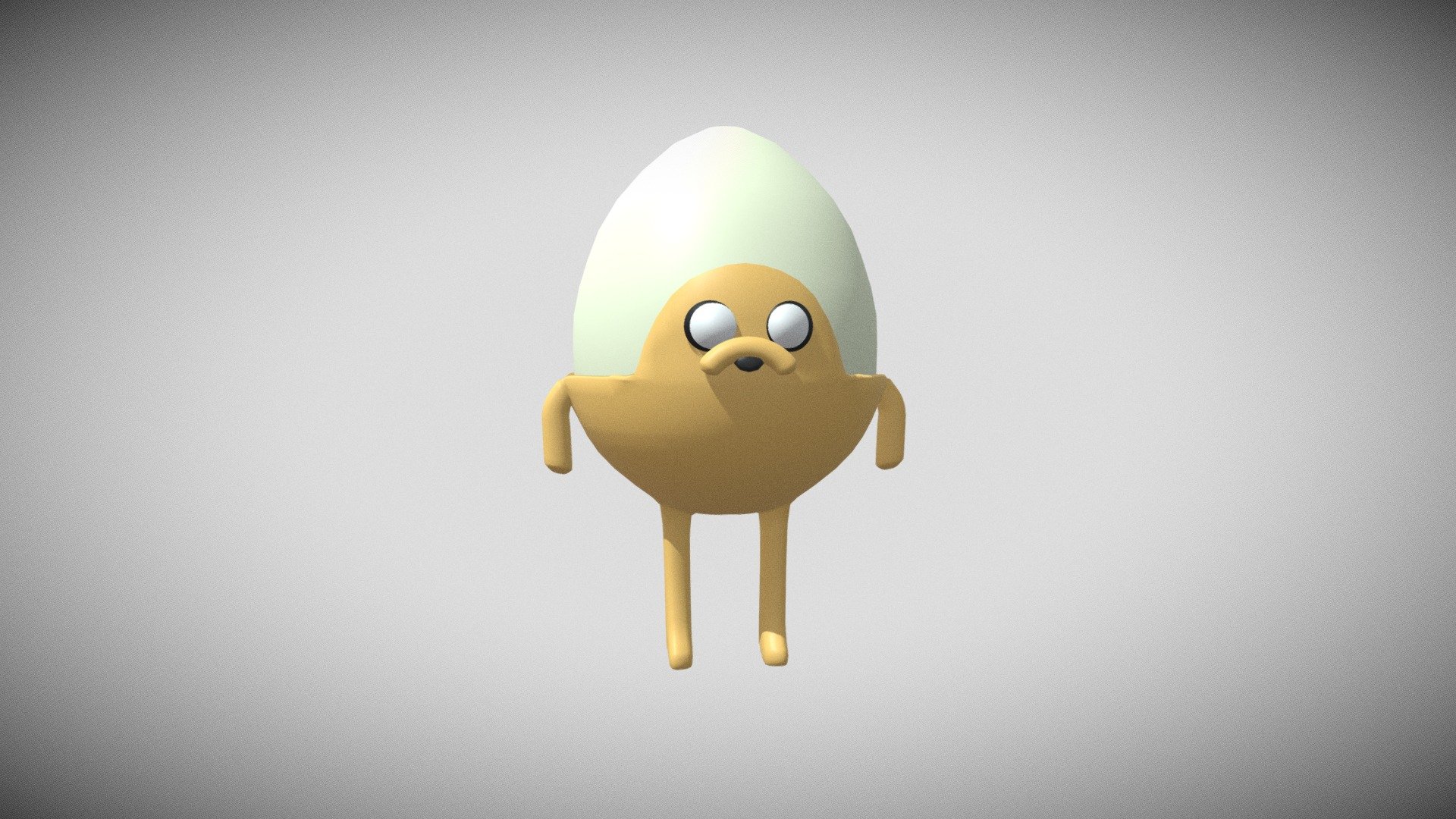 egg in me Jake the dog from adventure time - 3D model by annhatsady ...