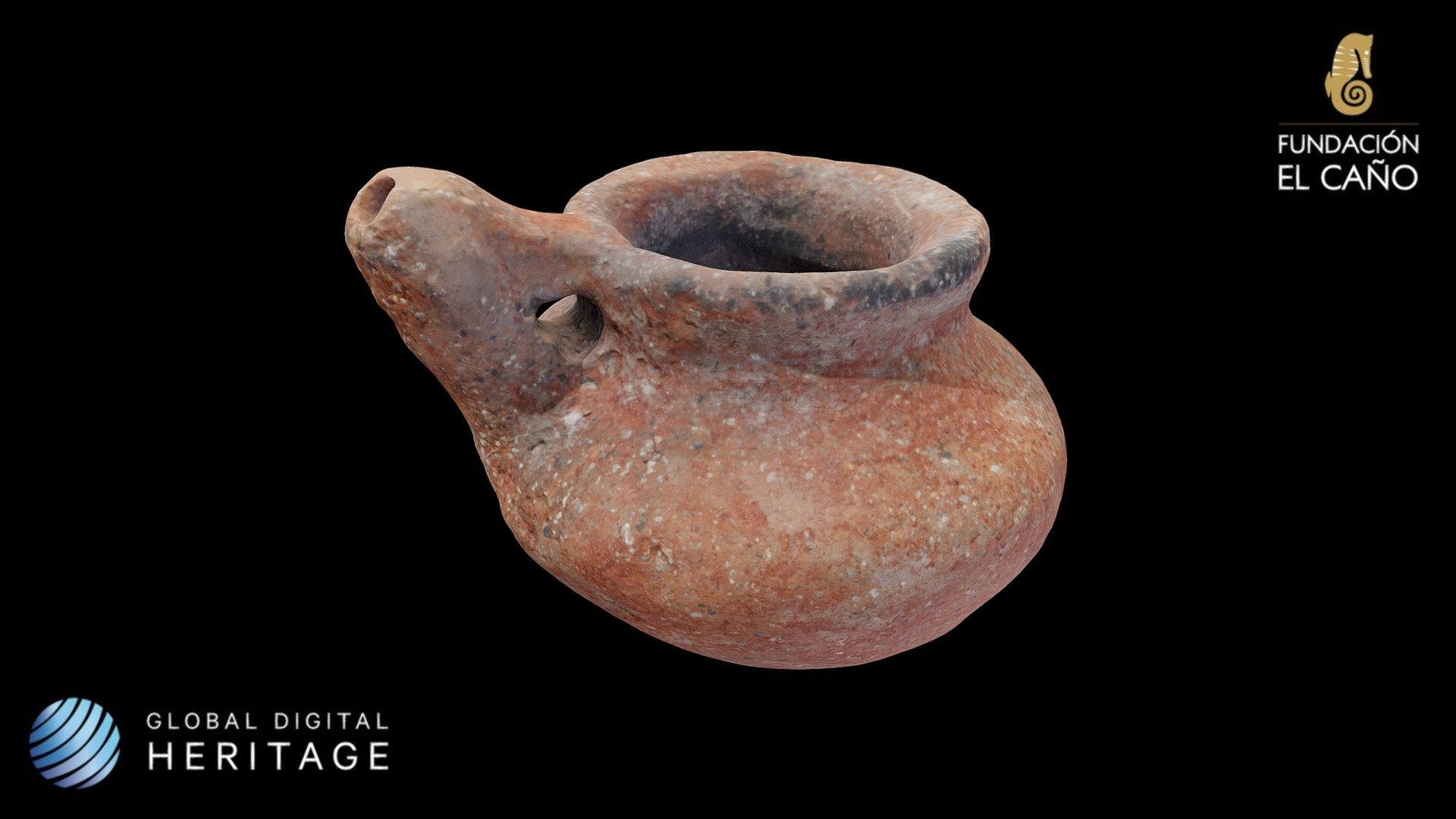 Miniature globular jug, El Caño (Panama) - Download Free 3D model by ...