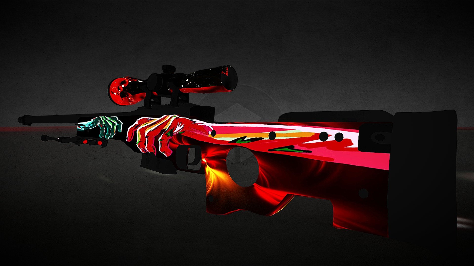 AWP Underworld Arms - 3D model by Otrowero [057e172] - Sketchfab