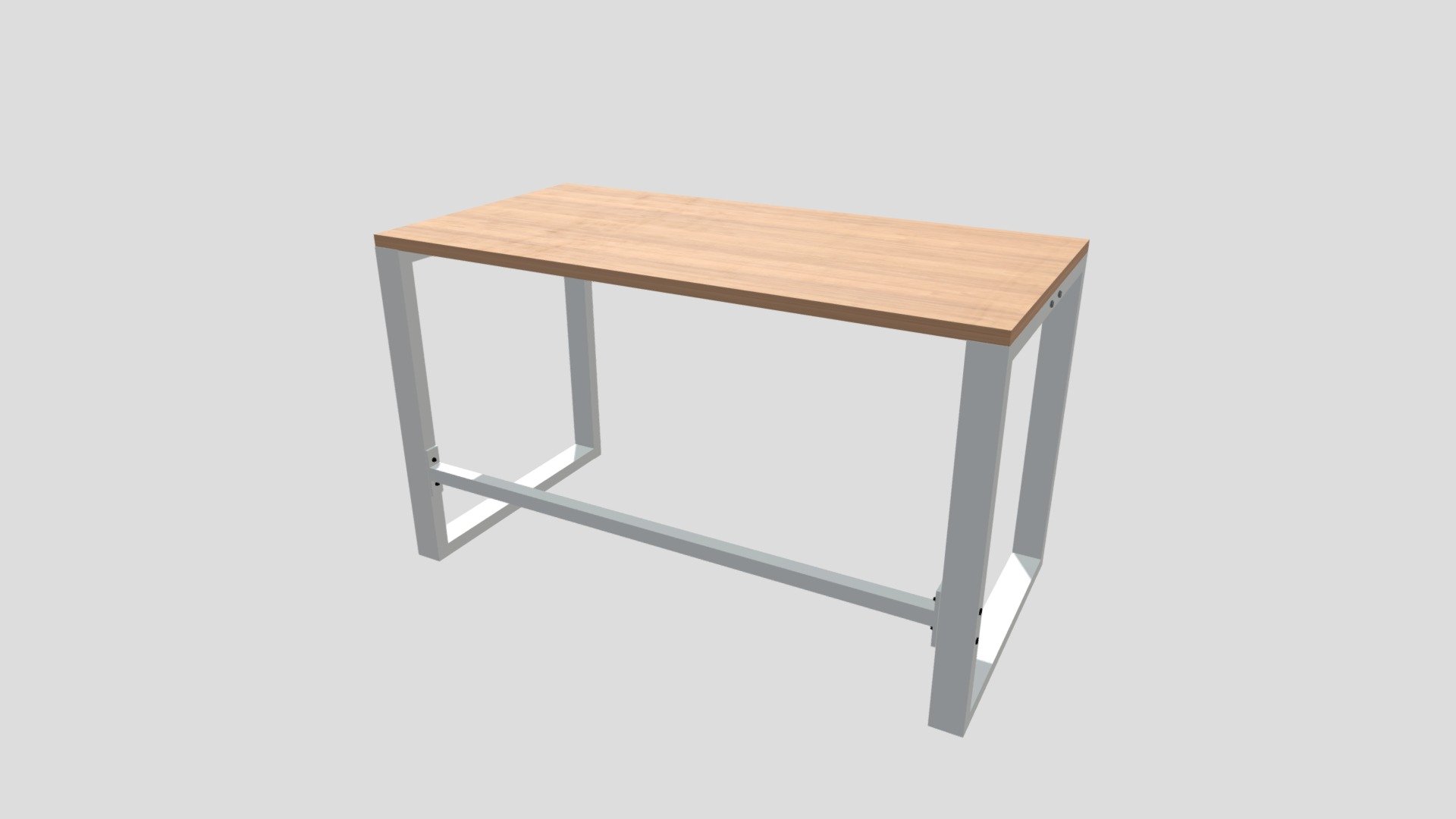 Simple office table - Download Free 3D model by Abdullabs [057fbea ...