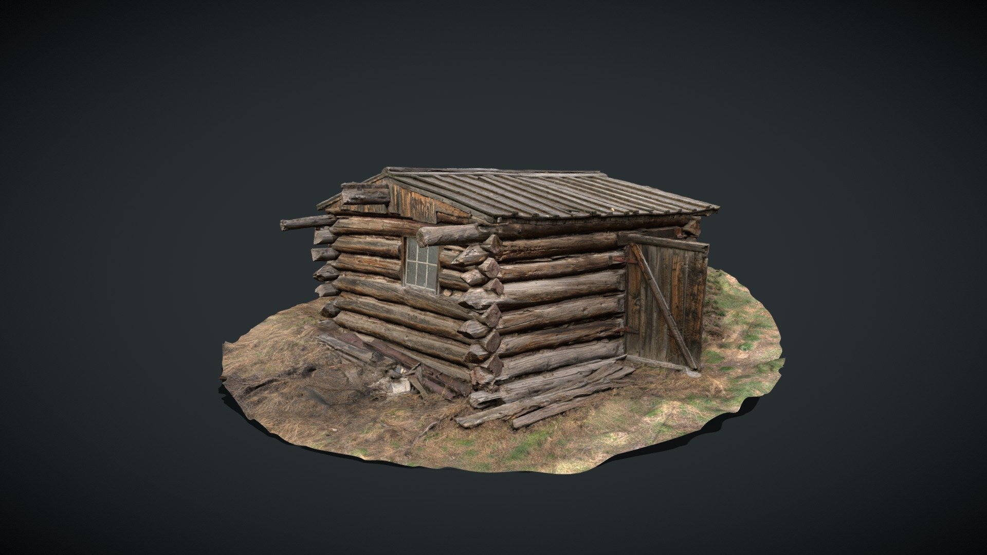 Log Cabin - 3D model by jenKillick [057fe21] - Sketchfab