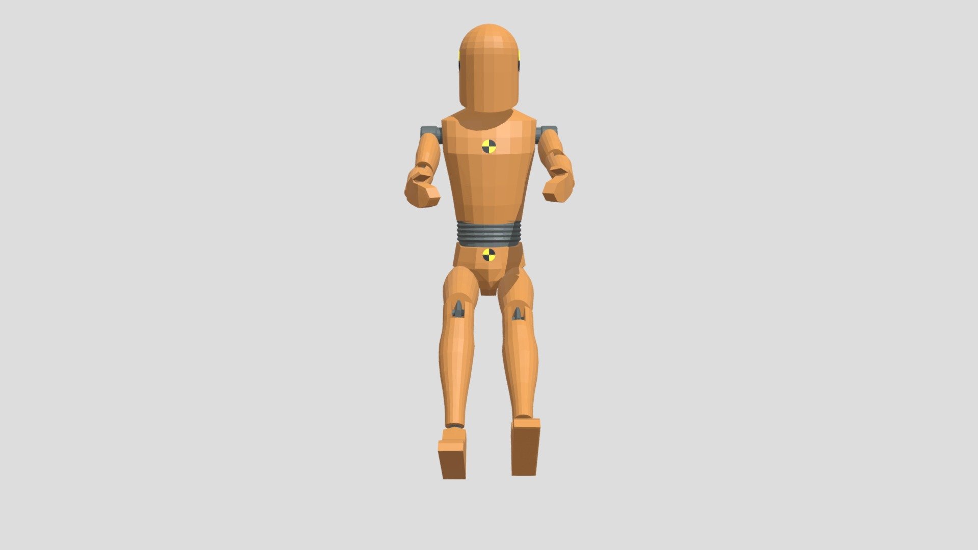 Crash Dummy-bot - 3D model by AbdullahSalim [057fe9d] - Sketchfab