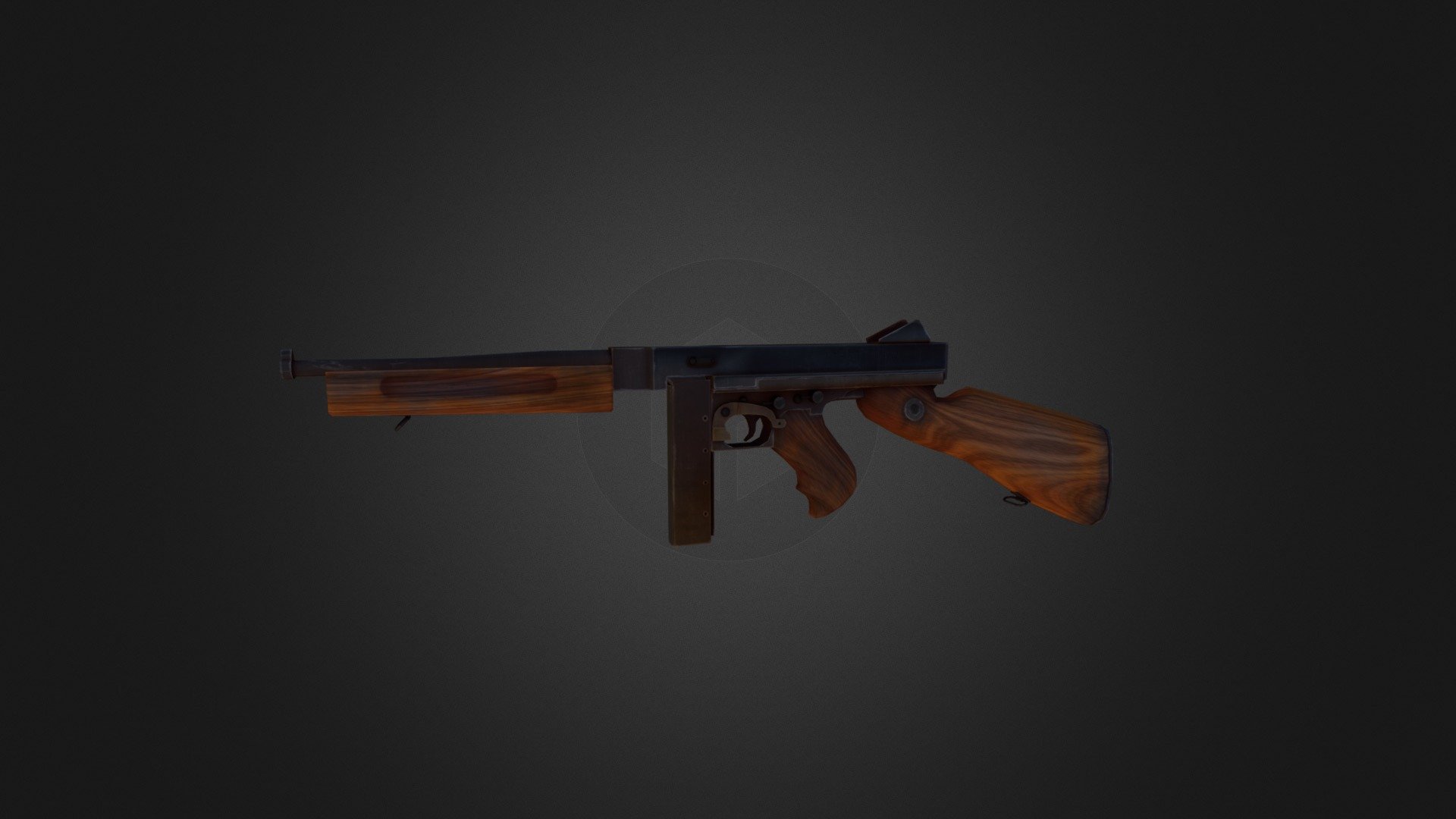 Thompson M1A1 - 3D model by james.d.bryce [058000c] - Sketchfab