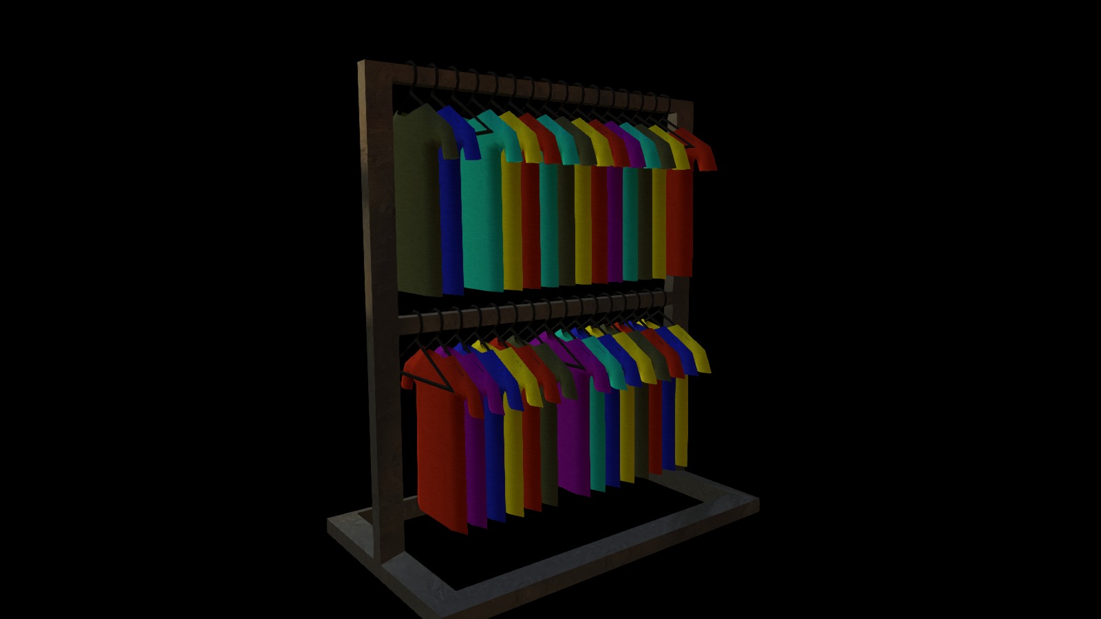 Clothing Rack - 3D model by jason_ivens [0582fab] - Sketchfab