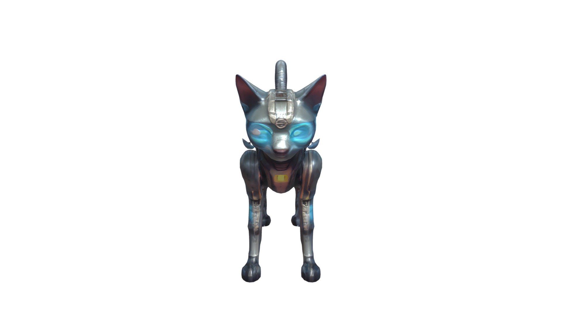 Cyborg cat - 3D model by duke0983 [058310f] - Sketchfab