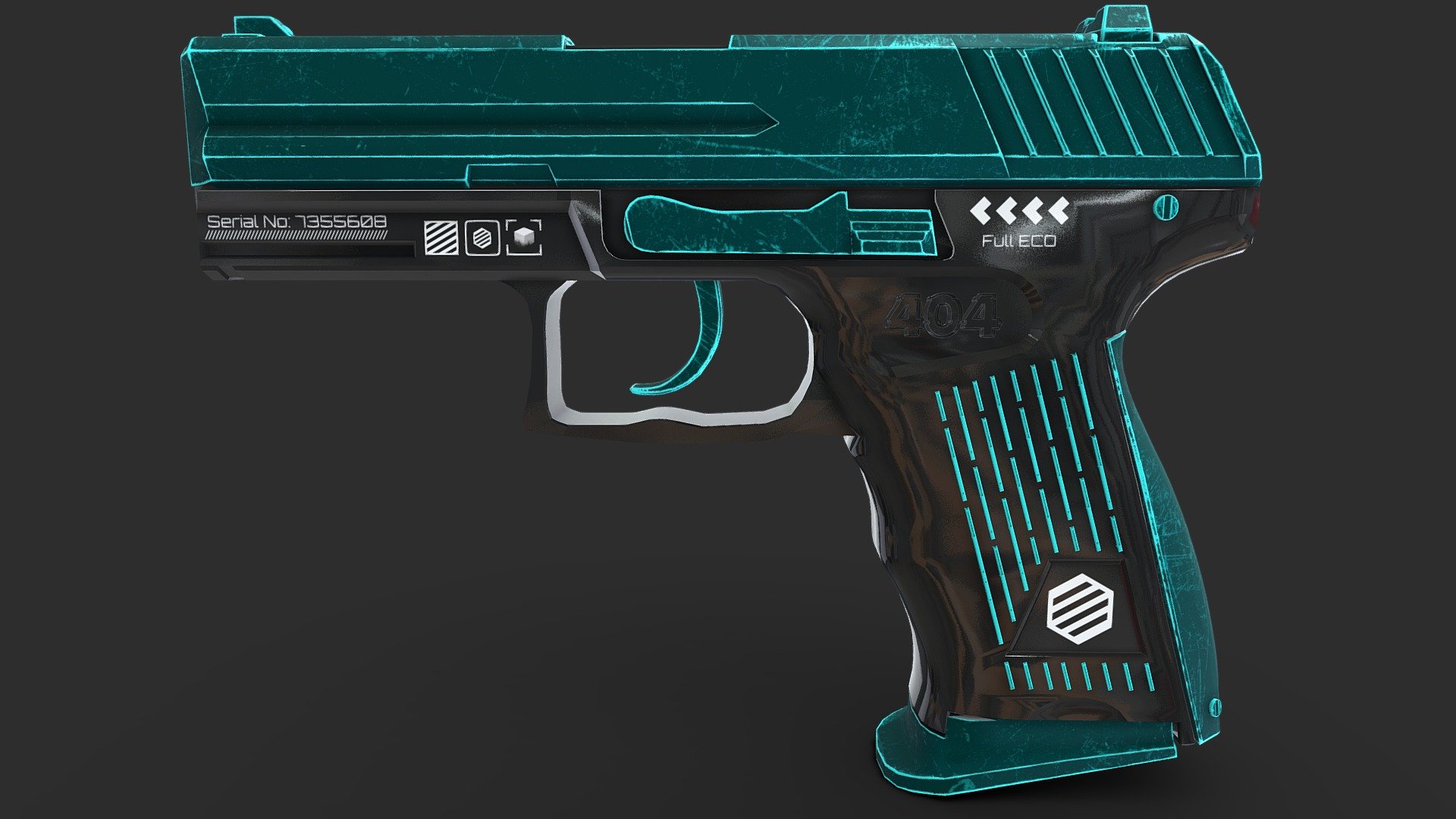 P2000 // Color Scheme - 3D model by ap0skyre [0583eae] - Sketchfab