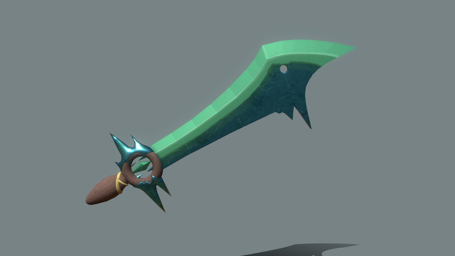 Ice Sword - 3D model by Aidan Brown (@aidbro) [058623b] - Sketchfab