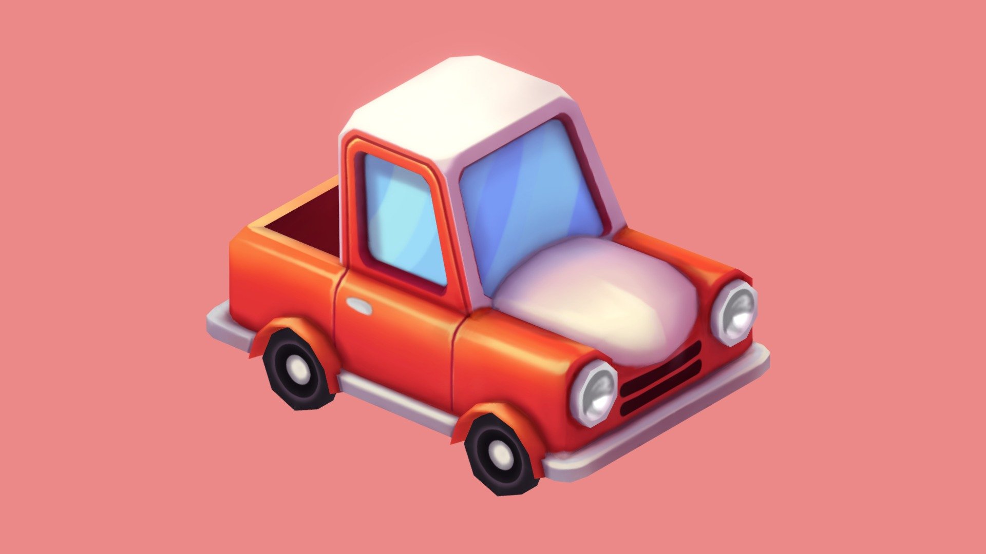 Cartoon Car - Download Free 3D model by Zoe Choi (@caicai_00) [05868af ...
