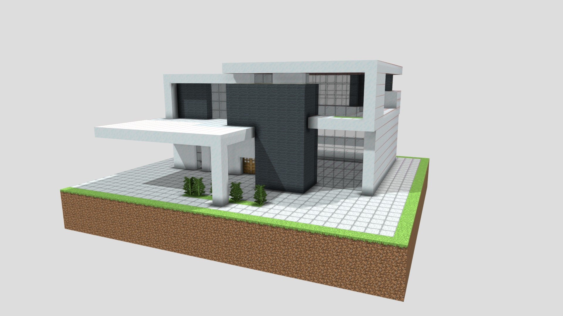 Minecraft Modern House - Download Free 3D model by jar (@jar9th ...