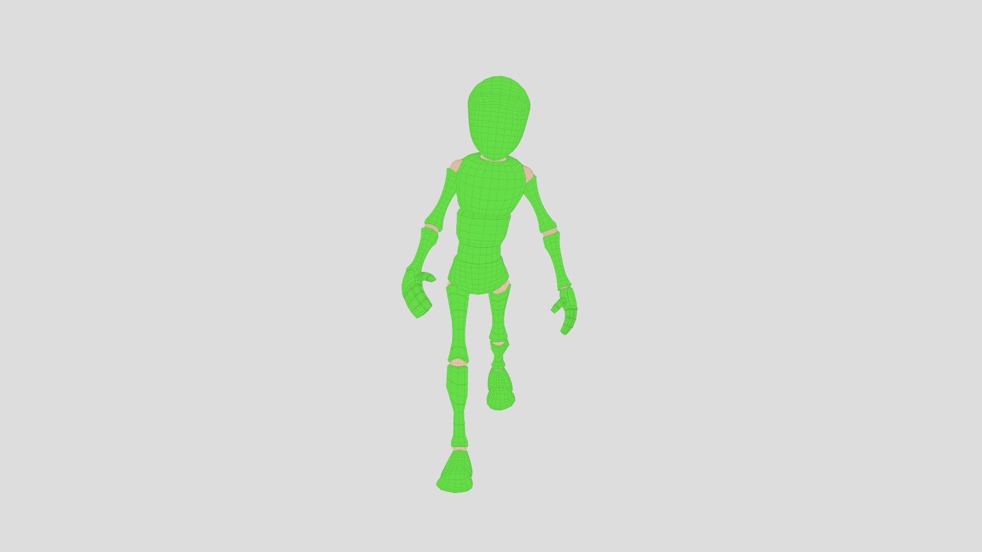 first walk animaton - 3D model by GumFist [05898de] - Sketchfab