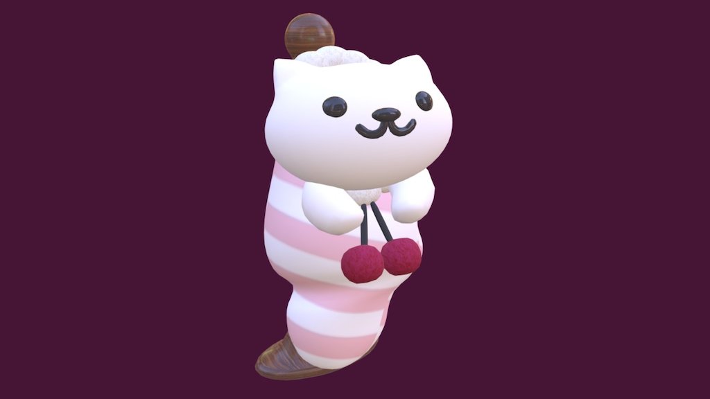 neko atsume - Download Free 3D model by okamerin [058a023] - Sketchfab