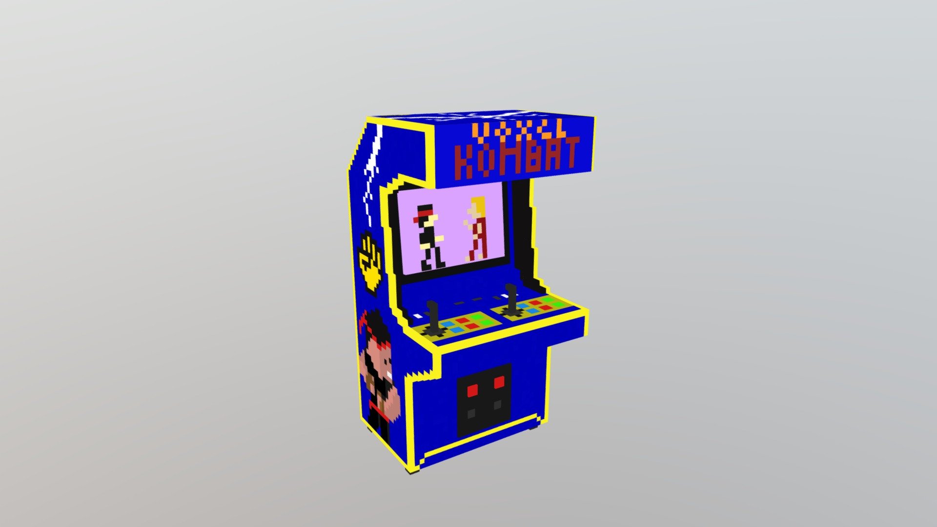 Arcade Voxel Kombat - 3D model by Neo X Saibot (@neoxsaibot) [058b66b ...