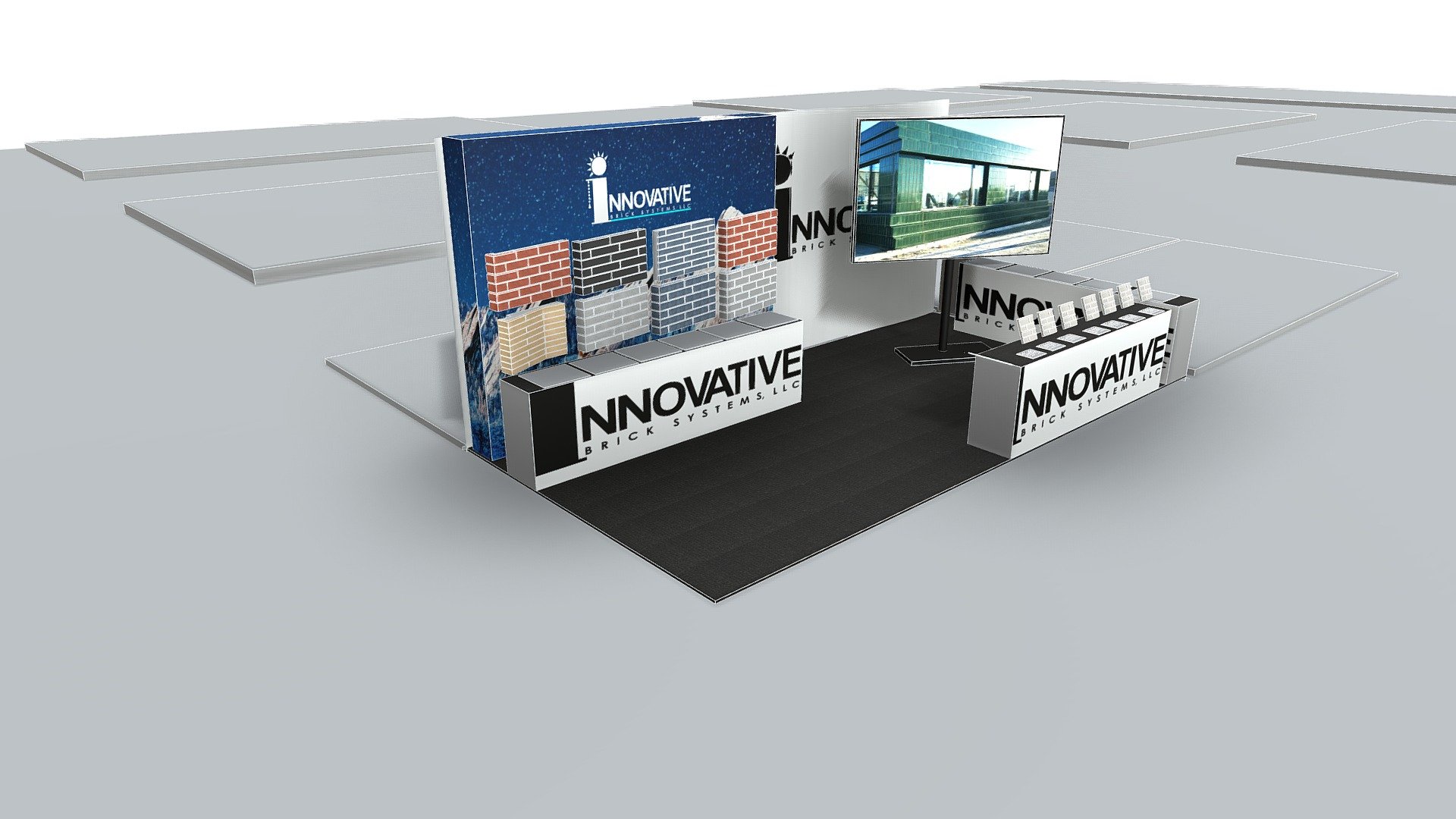 Booth - 3D model by InnovativeBrick [058c326] - Sketchfab