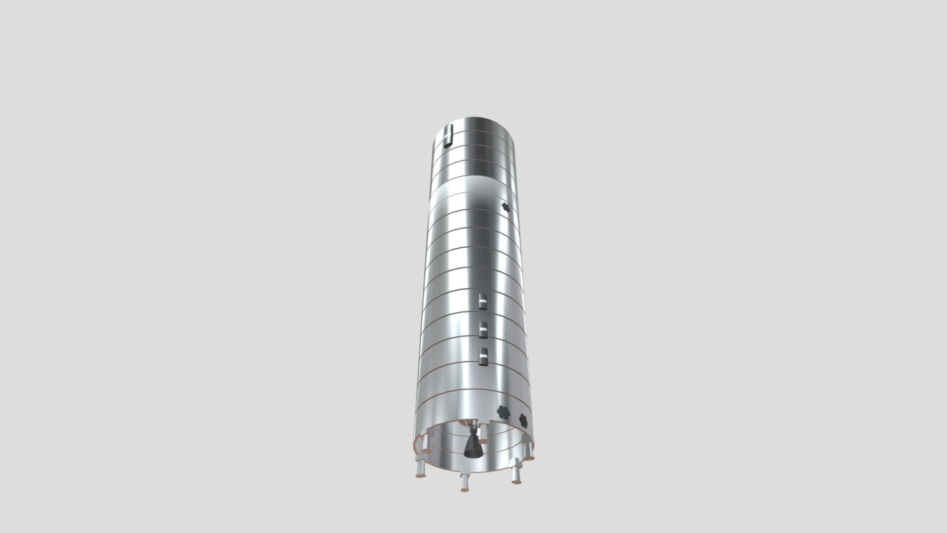 SpaceX Starship SN5 - Download Free 3D model by AF267 (@jsong.js.us ...