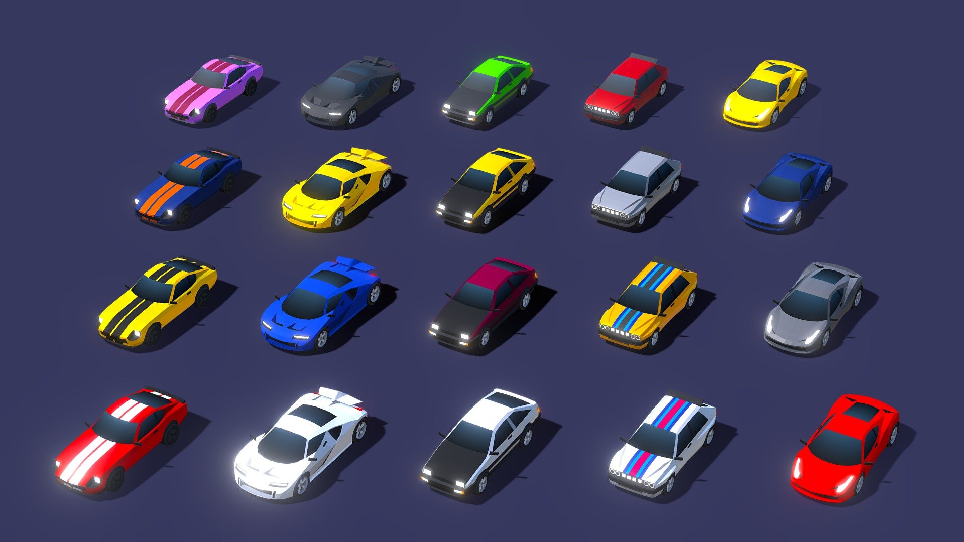 September 2022, Low Poly Cars - 3D model by SunsetStudio [058e6c9 ...