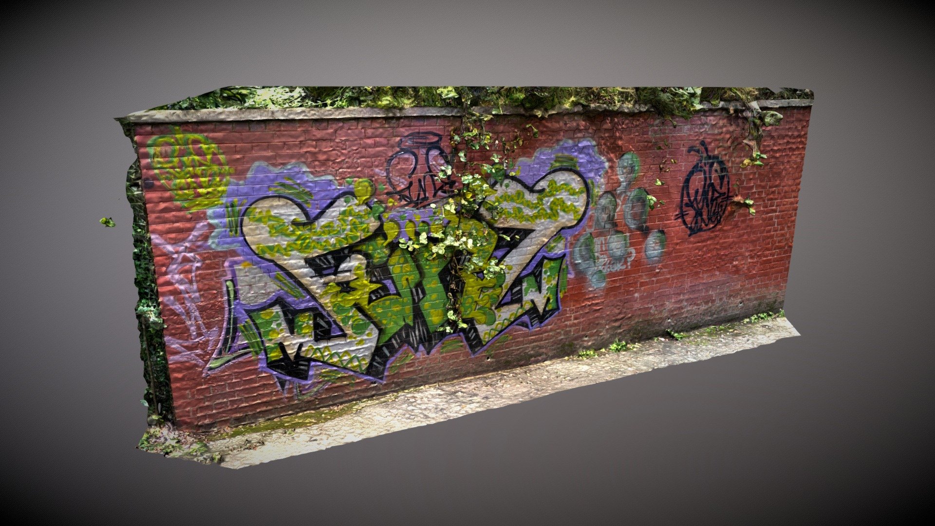 Graffiti Wall - Buy Royalty Free 3D model by blackfirefilms [058fa49 ...