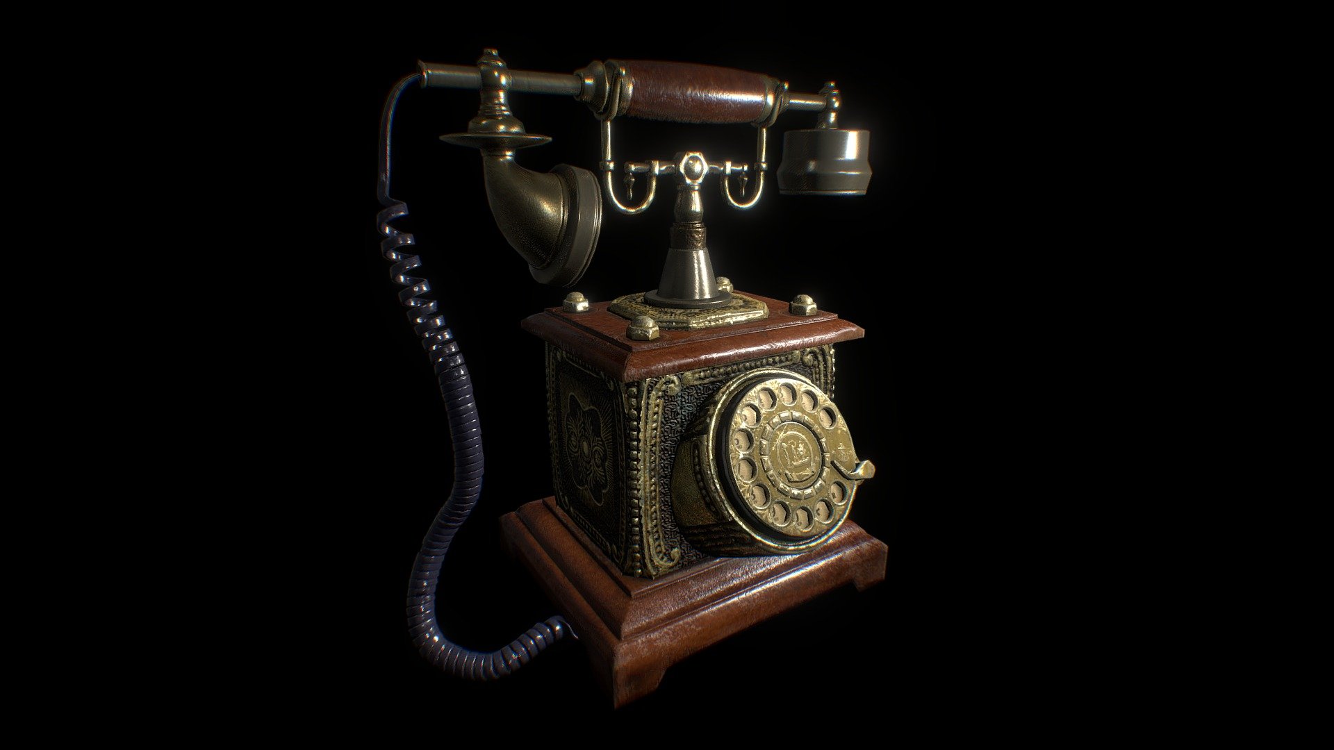 Vintage Telephone - Buy Royalty Free 3D model by sopze [058fc3d ...